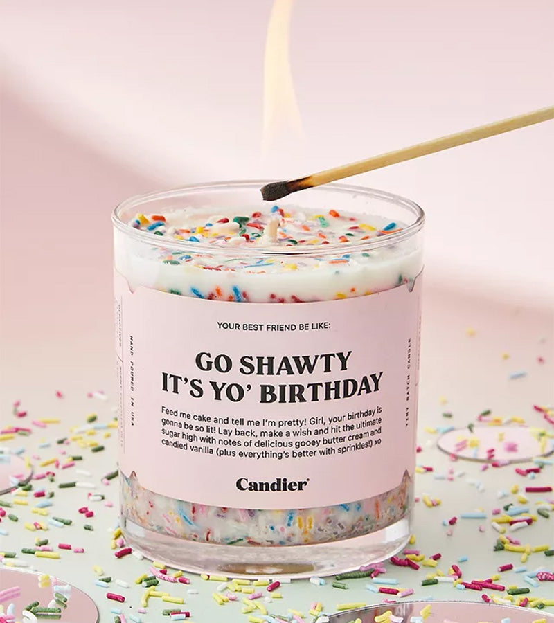Bougie gâteau d'anniversaire - Go Shawty it's your birthday