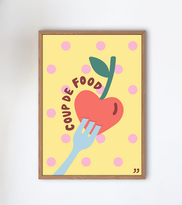 Poster Coup de Food 🍔 Déco Gourmande