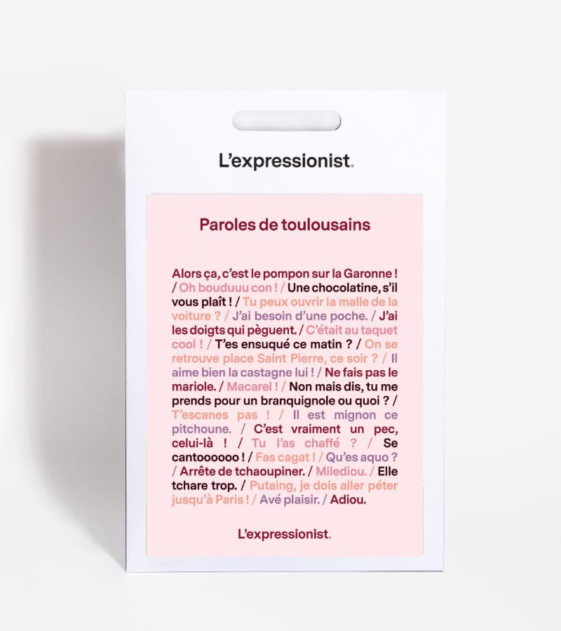 Poster - Paroles de Toulousain