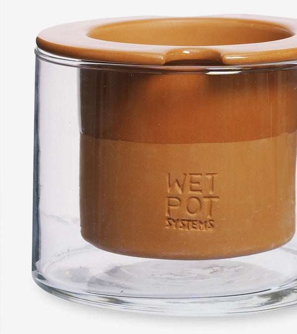 Pot en céramique intelligent avec réserve d'eau Wet Pot