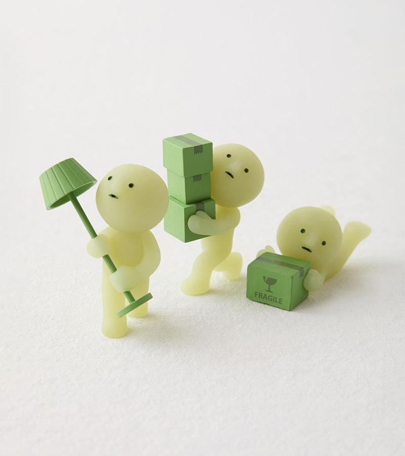 Figurine fluorescente Smiski - série Moving