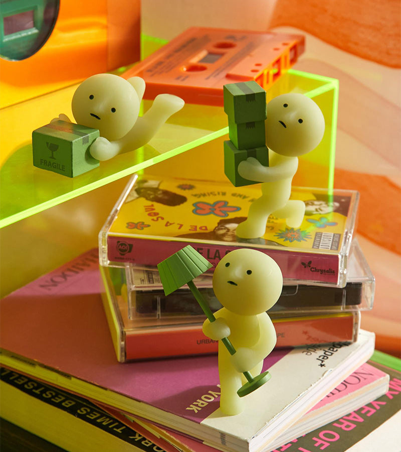 Figurine fluorescente Smiski - série Moving